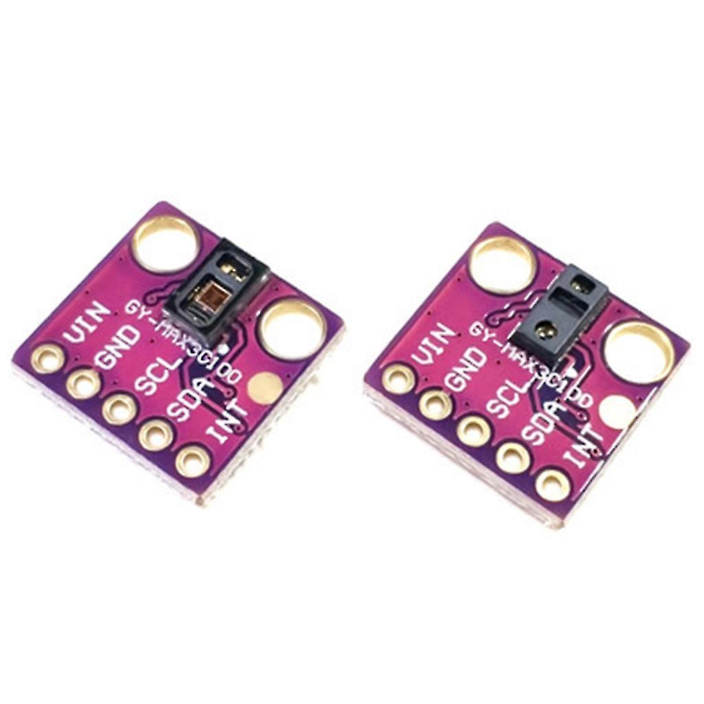 Gy-max30100 Low Power Heart Rate Click Sensor Breakout Board Module Compatible With Arduino ...