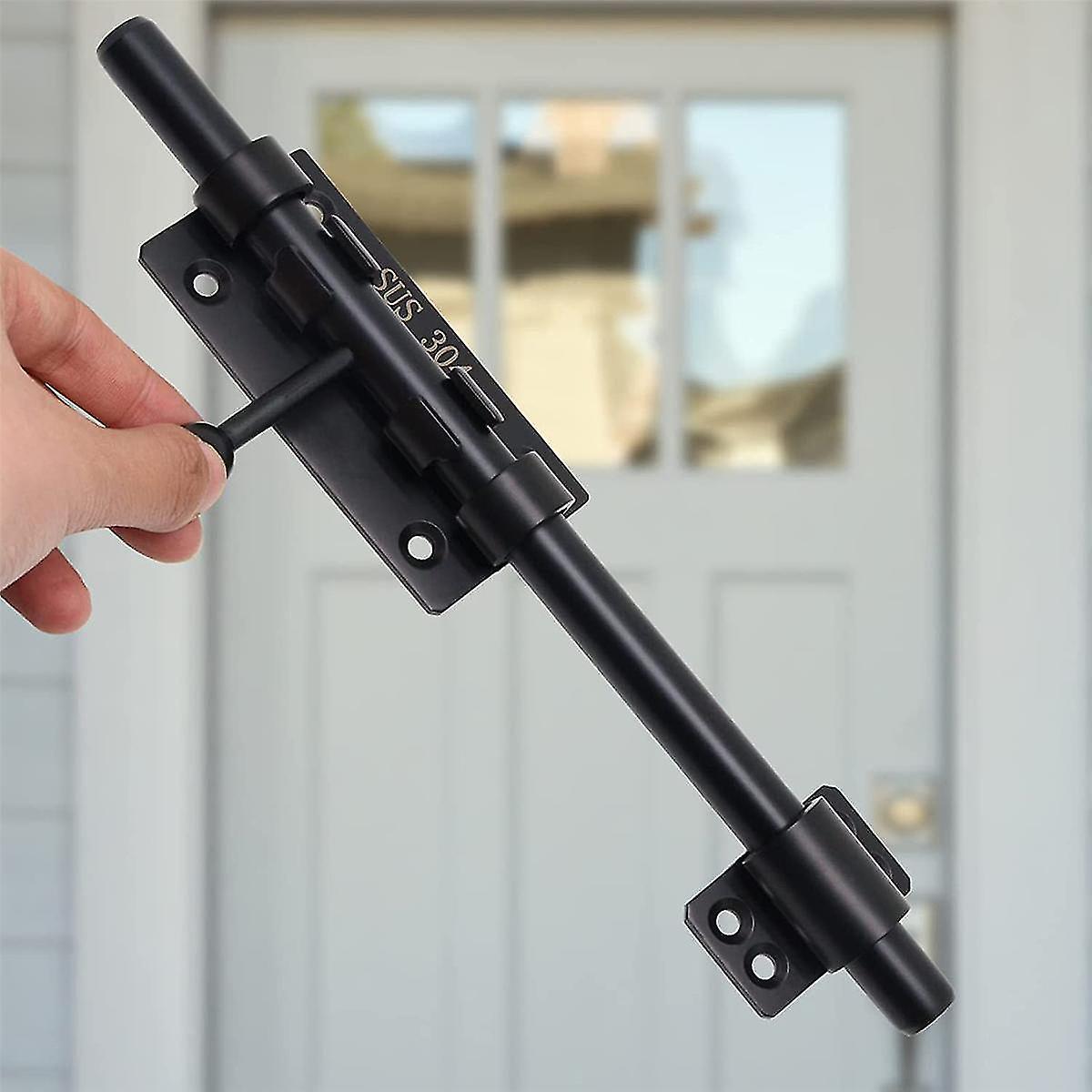 Heavy Duty Slide Bolt Gate Latch With A Padlock, Horizontal Bolt Latch ...