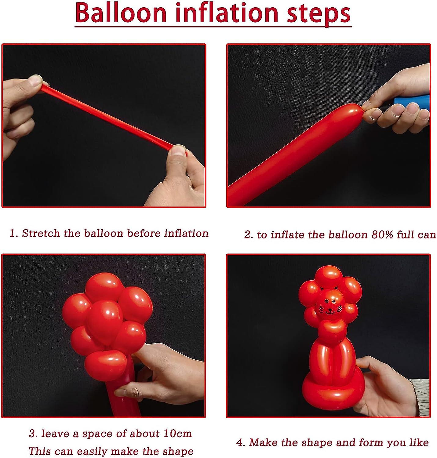 260 Long Balloons 100 Pack Coffee Brown Twisting Animal Balloons ...