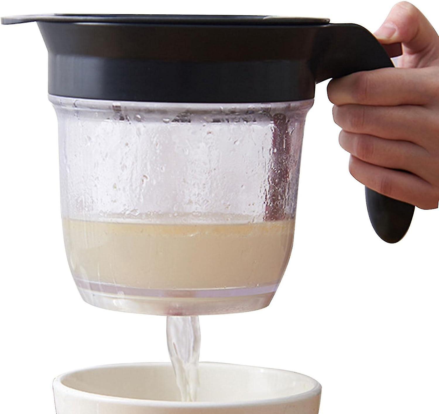 Soup Fat Gravy Grease Separator, Grease Separator Cup, Fat Separator ...