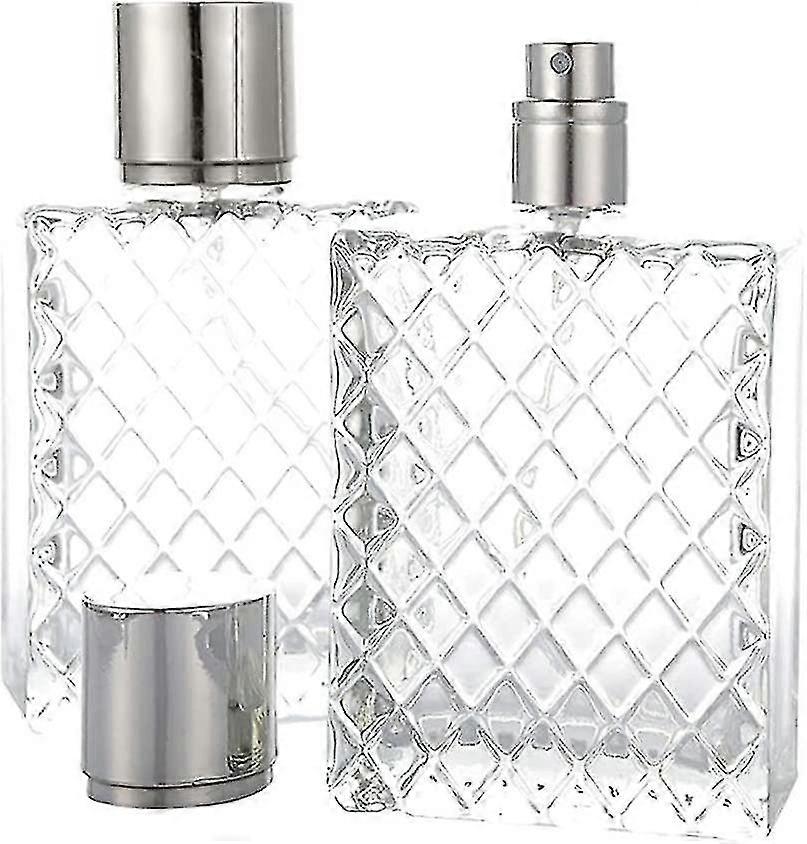100ml Empty Refillable Perfume Clear Glass Atomiser Spray Bottles ...
