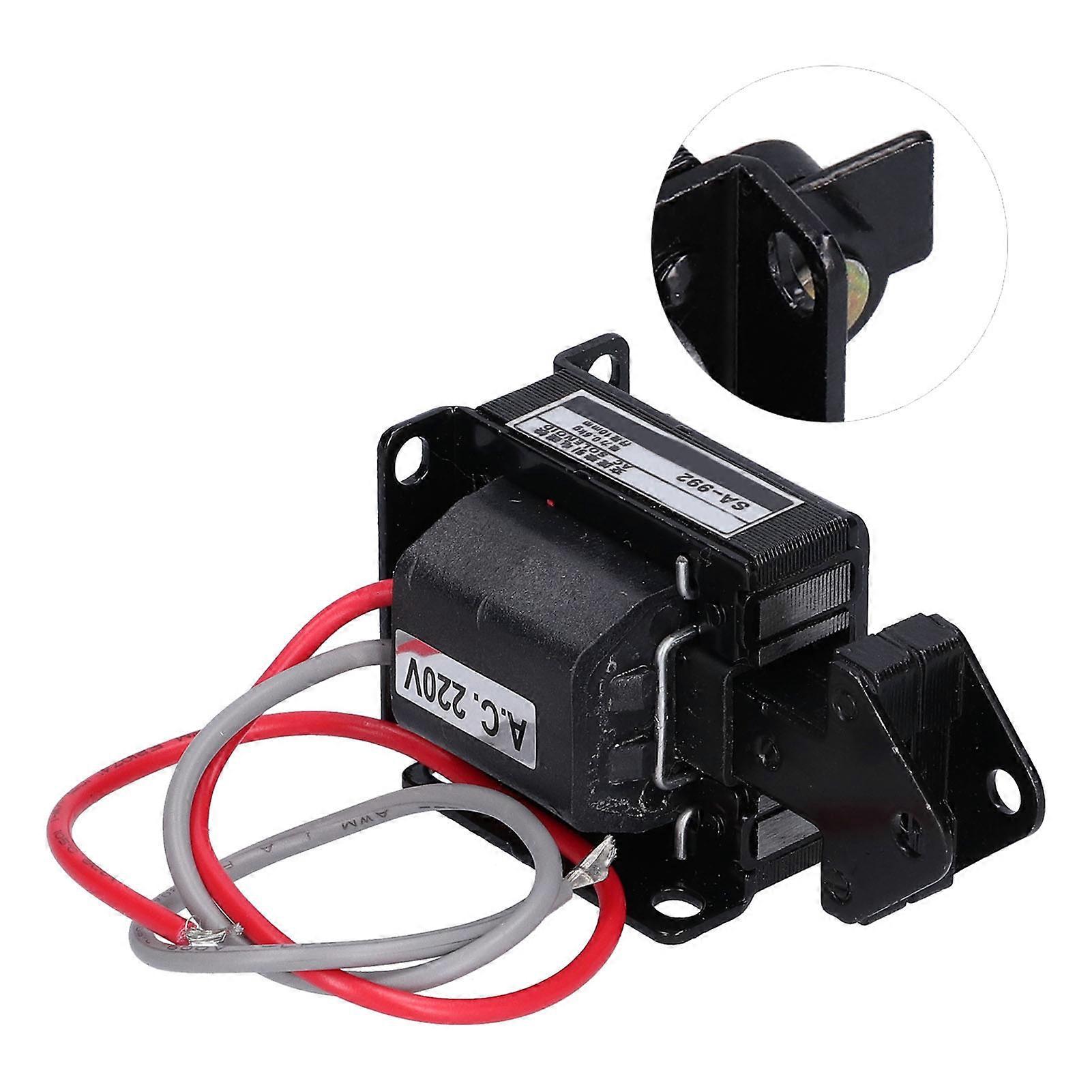 BERM Push Pull Electromagnet Traction Solenoid 0.5KG Suction 10mm ...