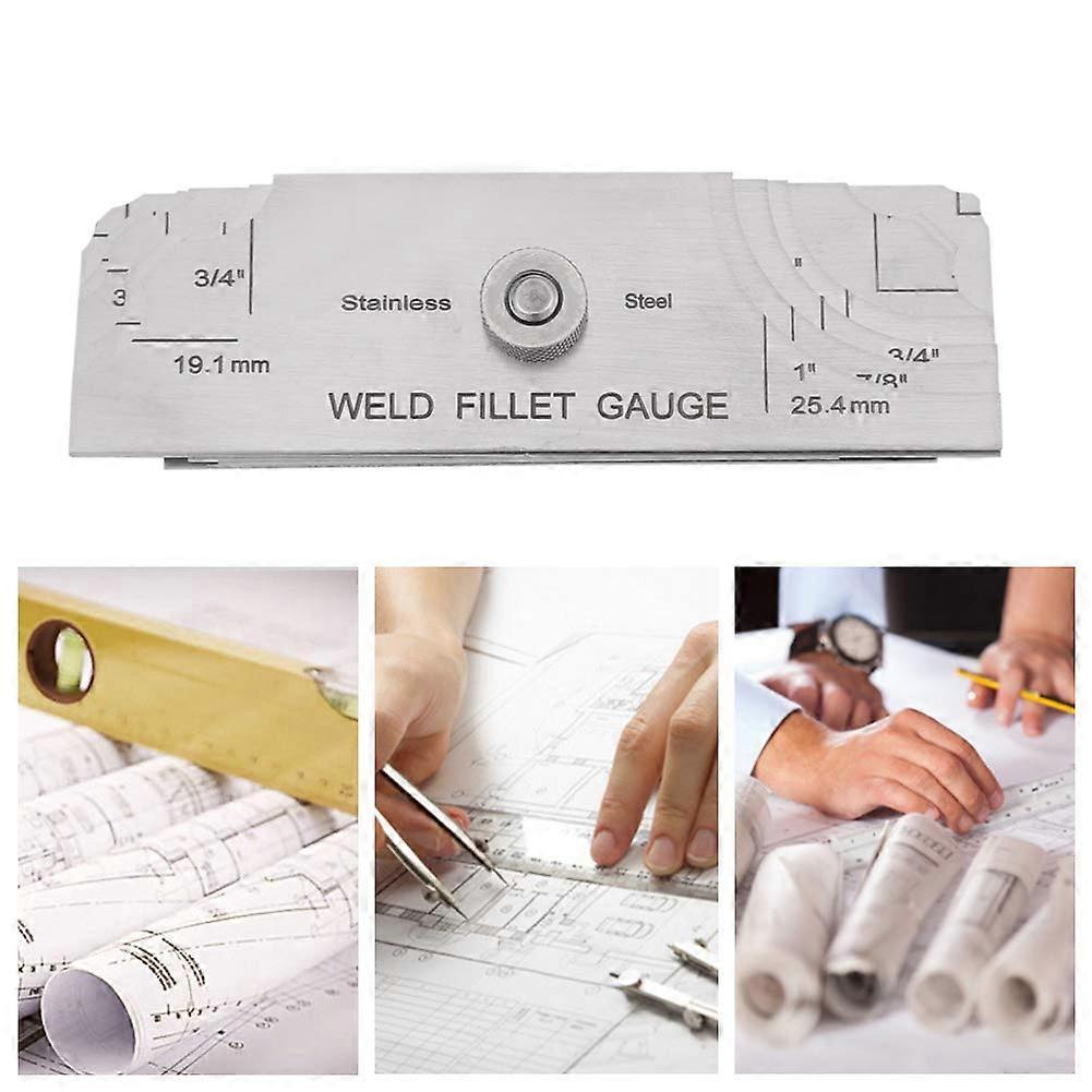 Fillet Weld Set Gage, Stainless Steel Weld Gauge, Depth Gauges Welding ...