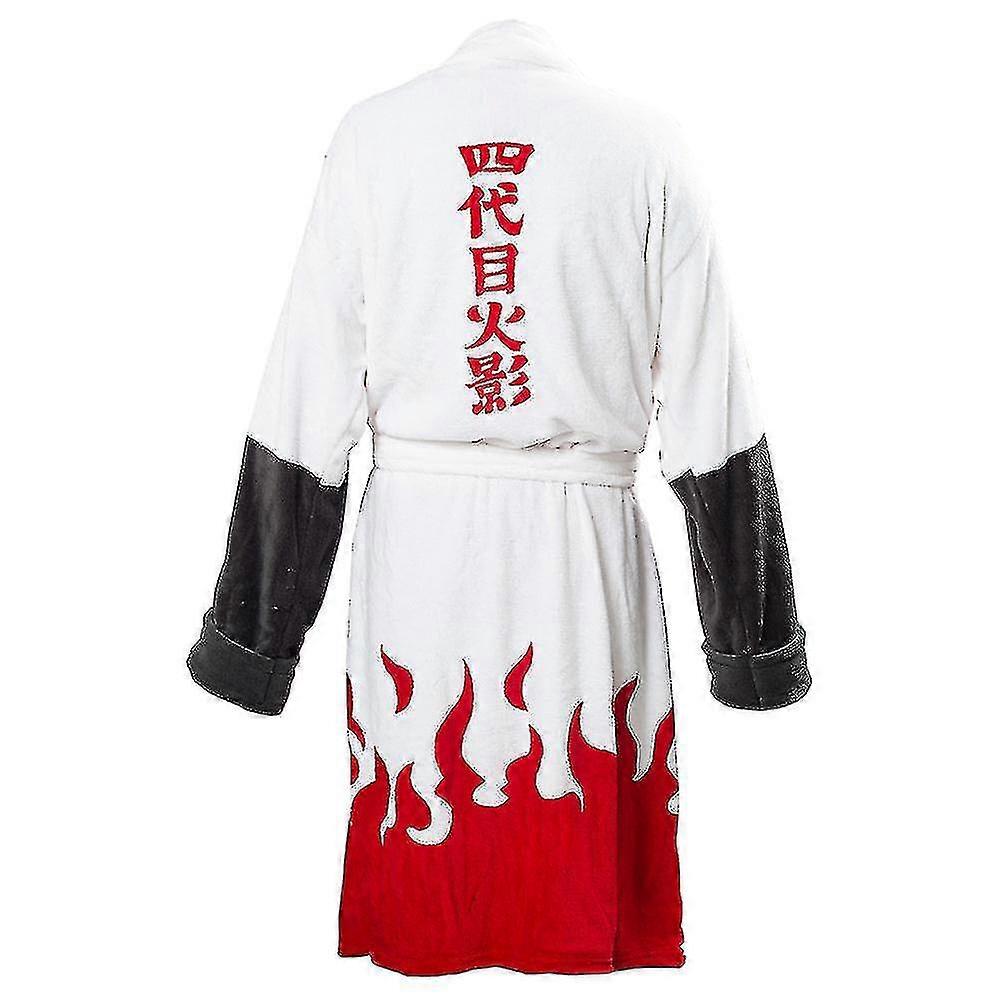 Akatsuki Robe Cosplay Bathrobe Fleece Warm Nightgown Robe Men Winter ...