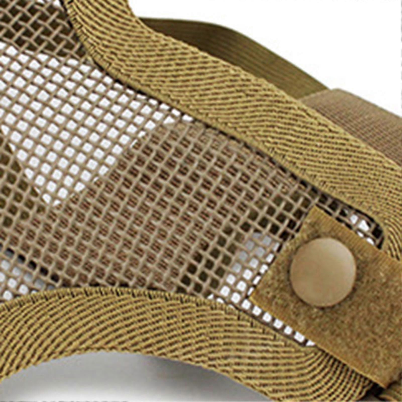 Justerbar beskyttende nedre maske Airsoft Gear V1 Strike Steel Half ...