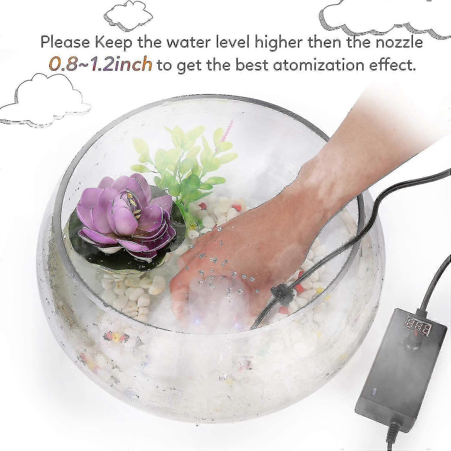 Fog Maker Fogger Fountain Pond Fog Machine Fogger Air Humidifier ...