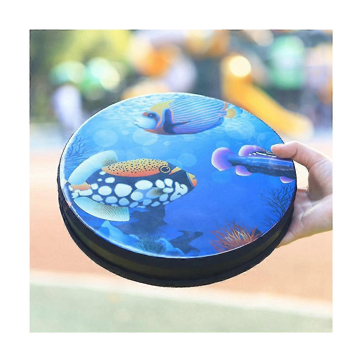 10Inch Ocean Wave Drum Educational Toys Hand Drum Ocean Wave Drum ...