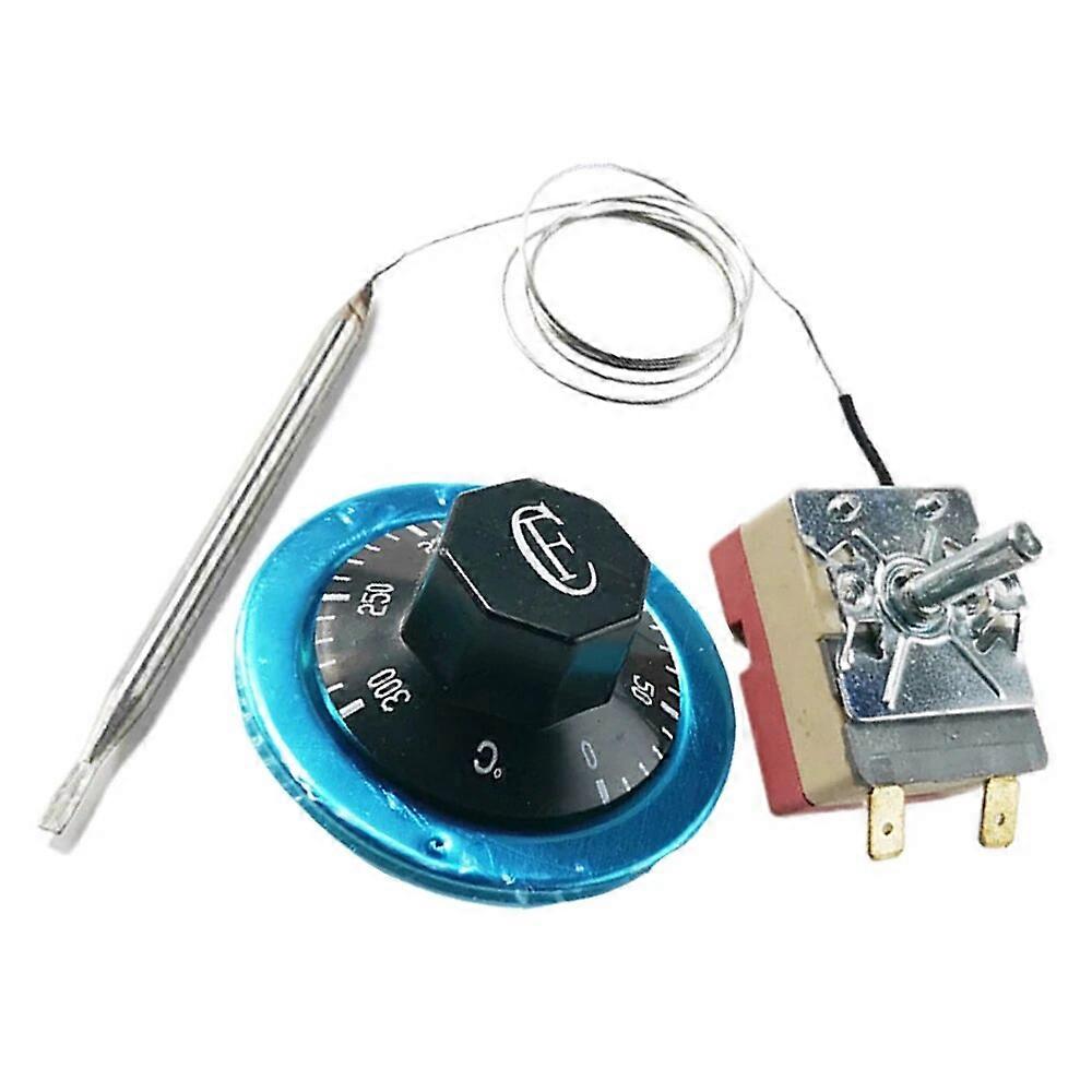 AC 220V 16A 30-110/50-300 Oven Temperature Switch Thermostat Dial Centigrade Ceramic Base ...