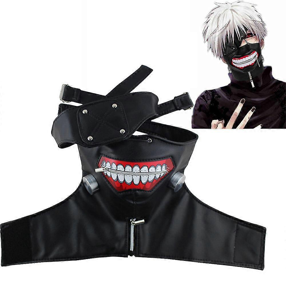 Tokyo Ghoul Kaneki Ken Mask Cosplay Punk Mask Halloween Masquerade ...