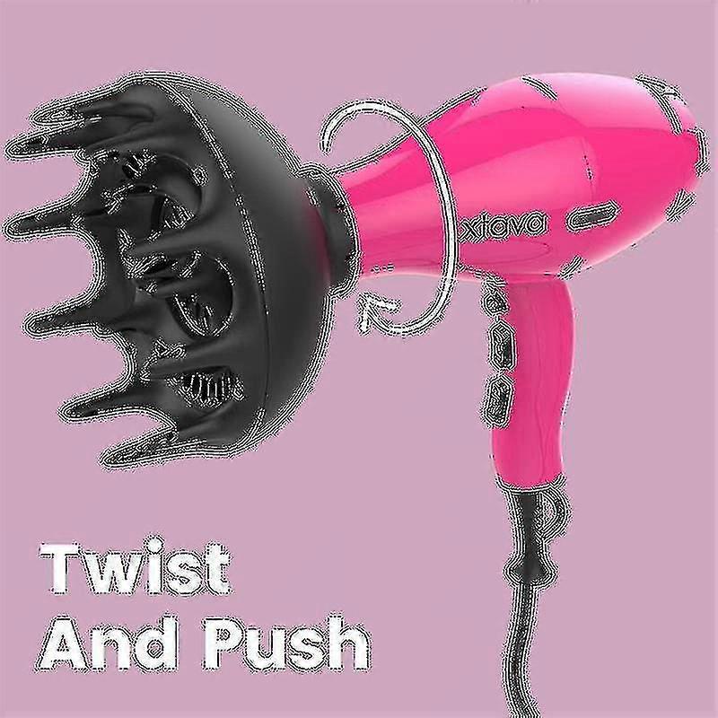 Black Orchid Large Hair Diffuser For Curly And Natural Hair - Professi ...