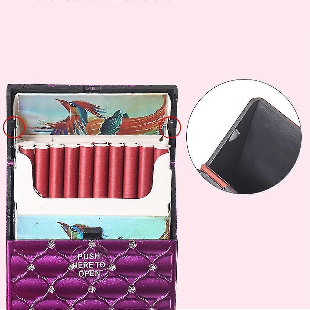 Plastic Cigarette Case Moisture And Crushproof Box With Flip Top Open ...
