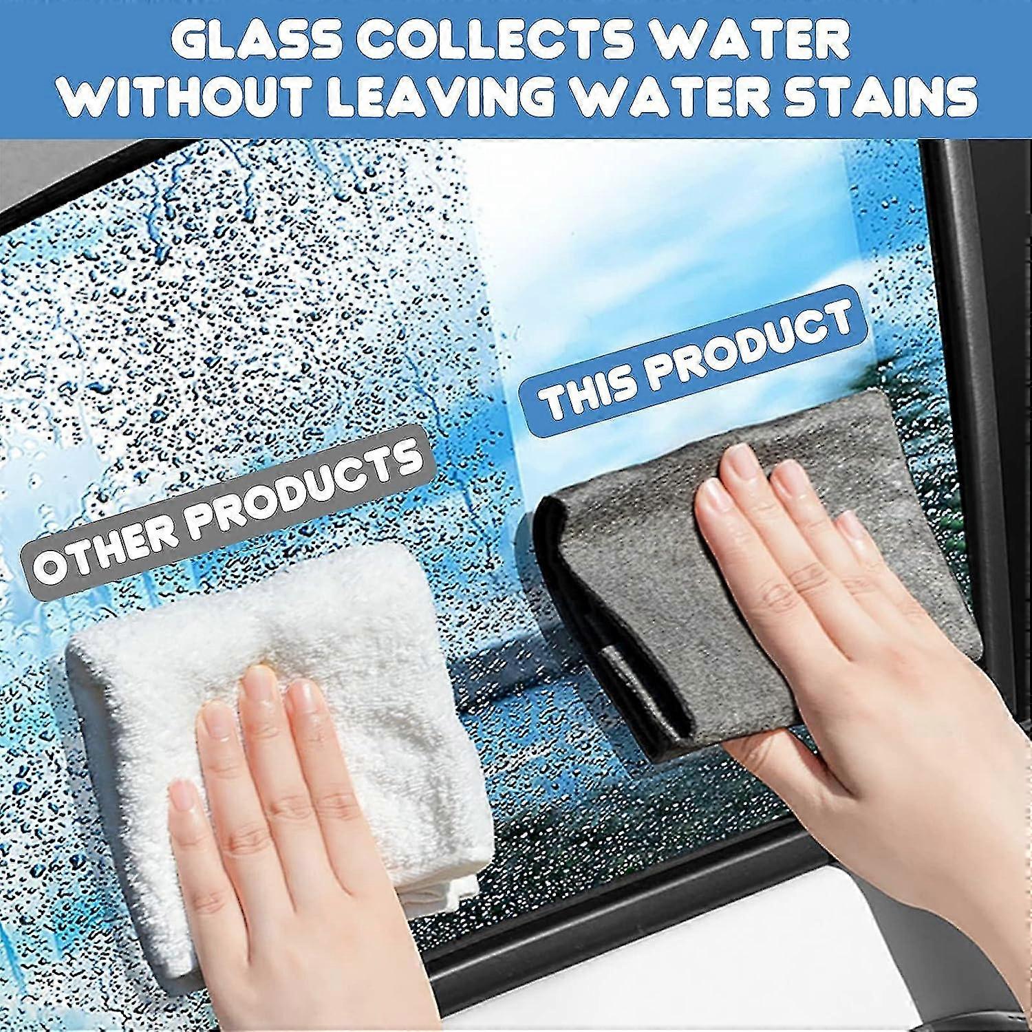 Glass Cleaning Magic Cloth, 10pcs Thickened Magic Cleaning Cloth, Glass ...