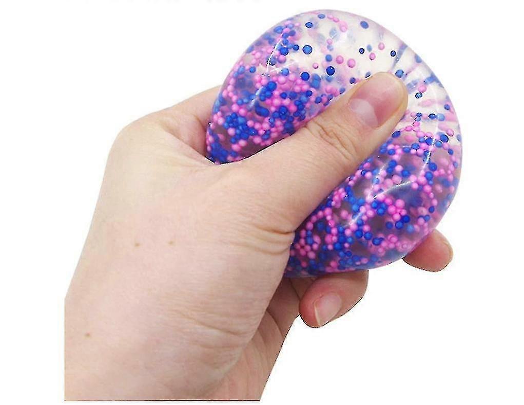Anti-stress Ball Sensory Squeeze Ball, Colorful Fidget Ball Toy Squishy ...
