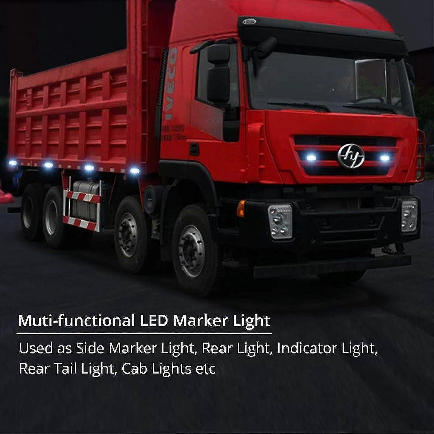 4x4leds Side Lights Front Rear Clearance Lights Waterproof Led Marker ...