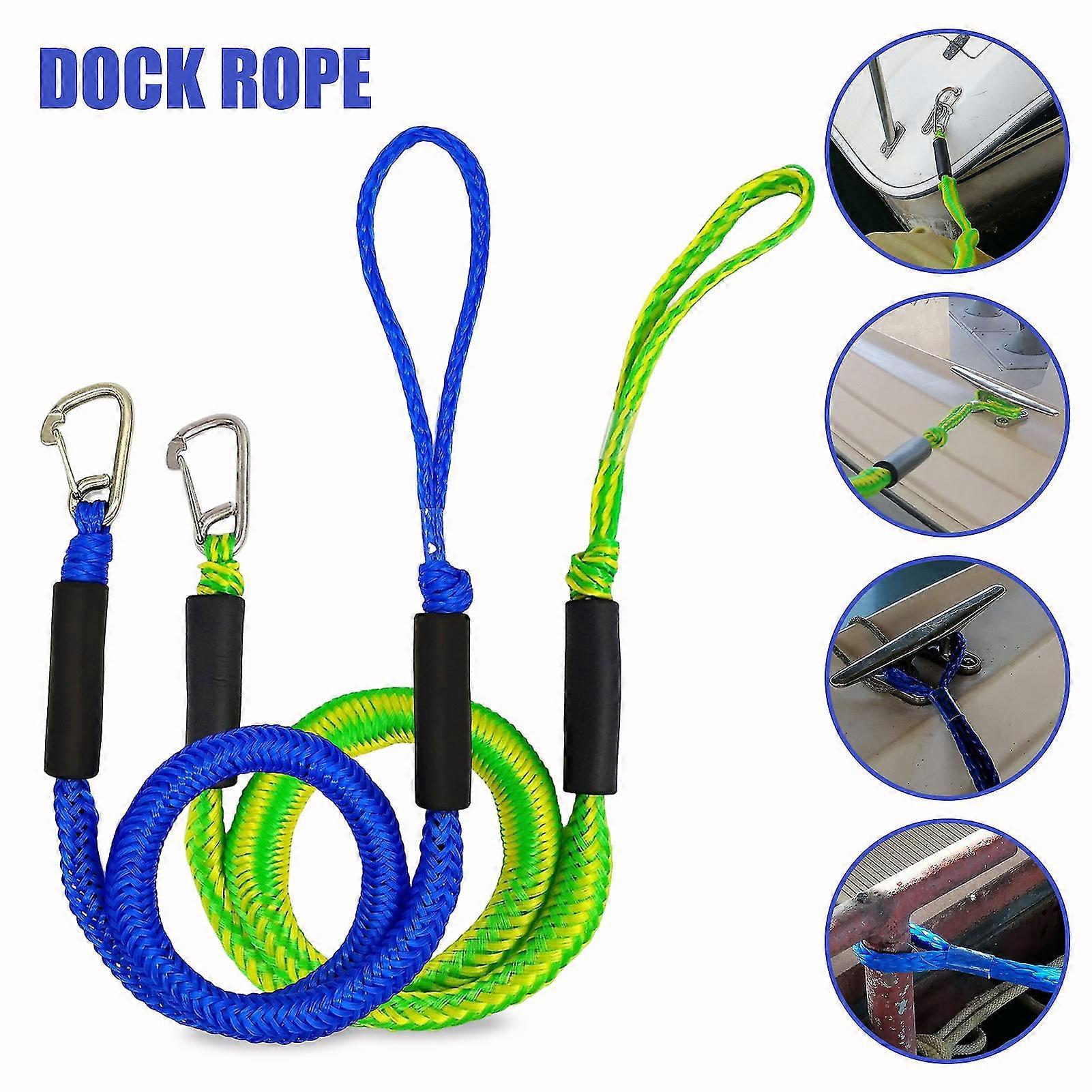 Boat Bungee With Stainless Steel Hook High Elasticity 2200lbs Buoyant ...