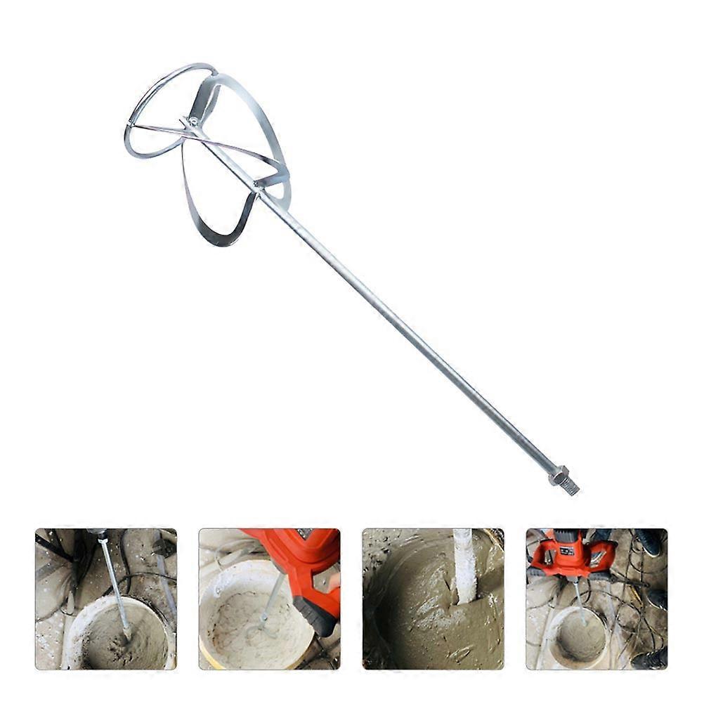 Steel M12 Threaded Mixing Rod Sturdy Stirring Supply Cement Paint Mixer ...