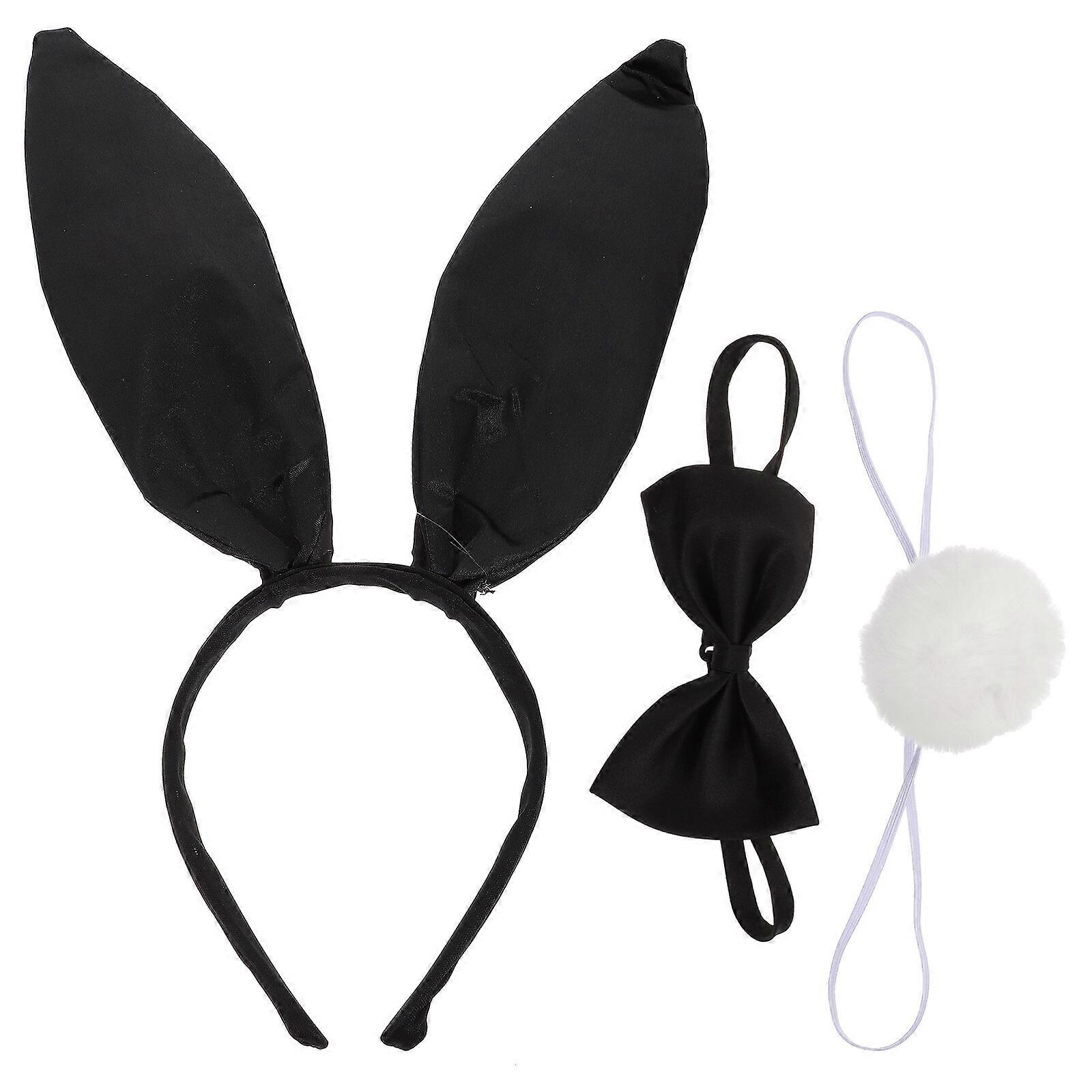 Women Makeup Set Bunny Costume Kit For Adult Bunny Fluffy Tail Rabbit ...