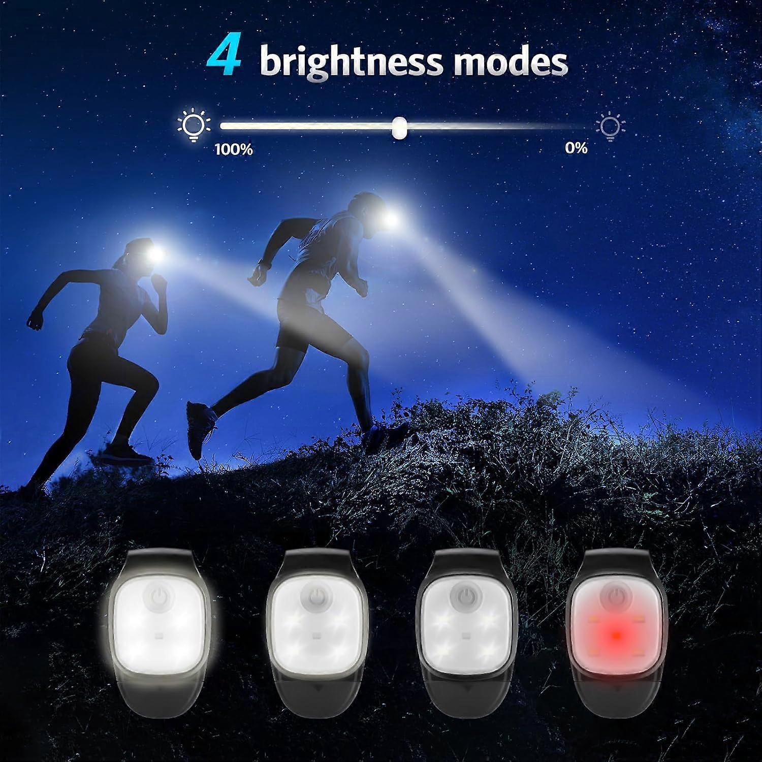 Running Light for Runners, USB Rechargeable LED Outdoor Night Clip-on ...