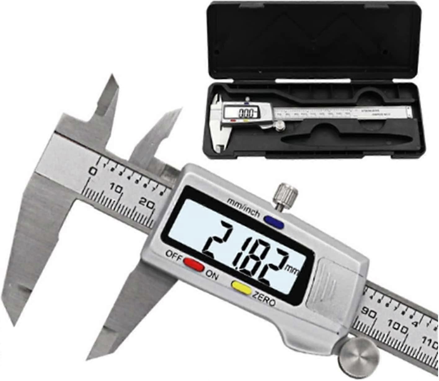 6-Inch 150mm Digital Calipers Stainless Steel Electronic Digital ...