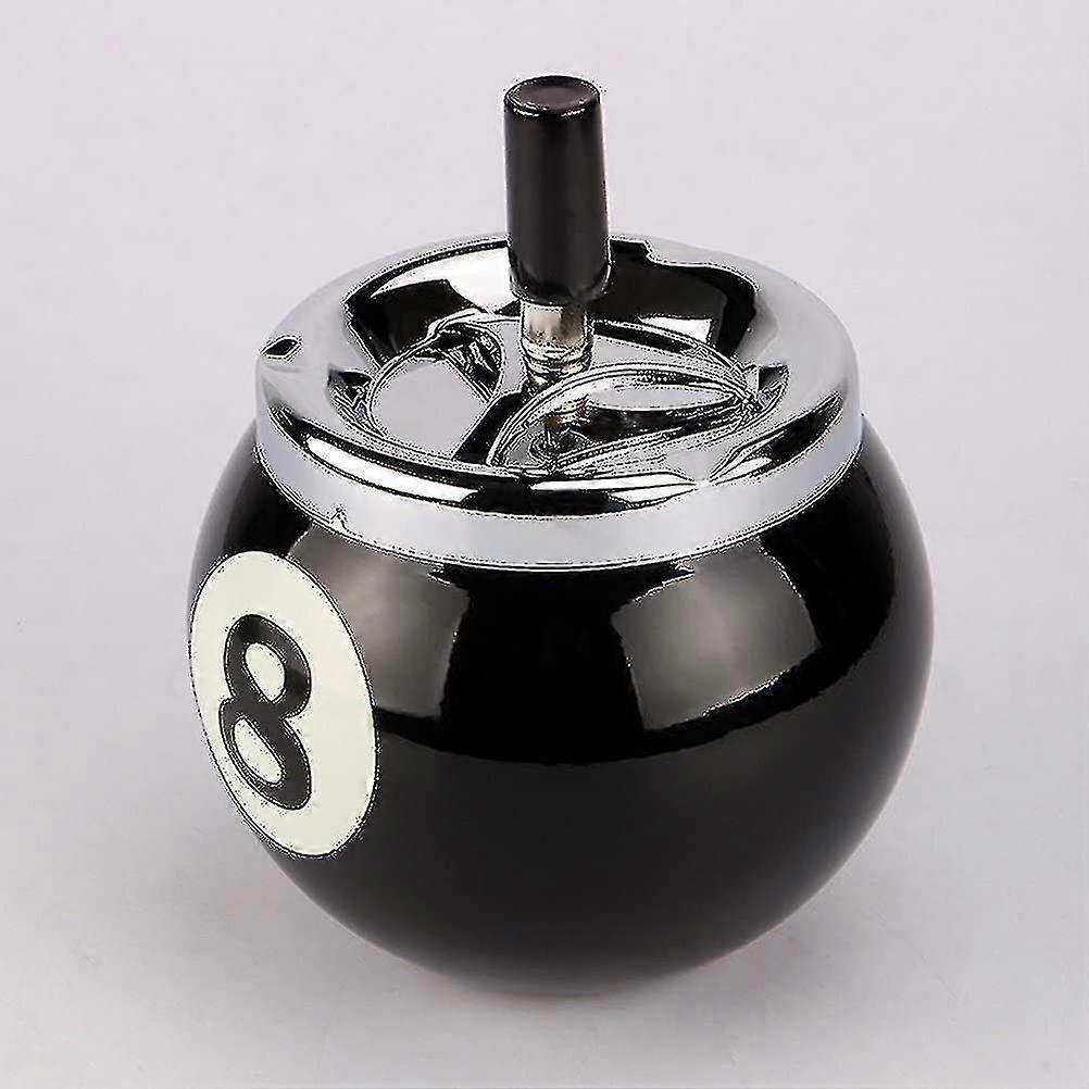 Billiard Ball Ashtray Metal With Number 8 For Indoor And Outdoor Use ...