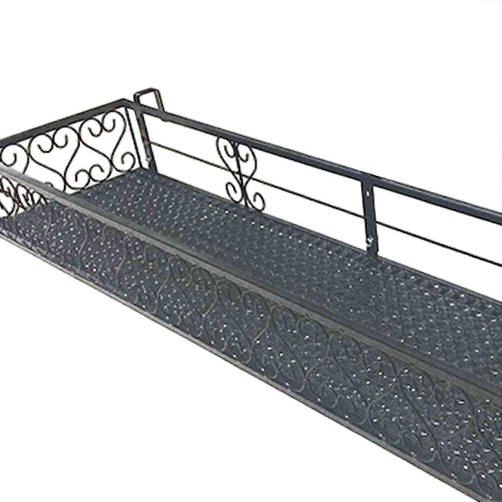 Plant Railing Shelf Hanging Railing Planter for Garden Fence Railing ...