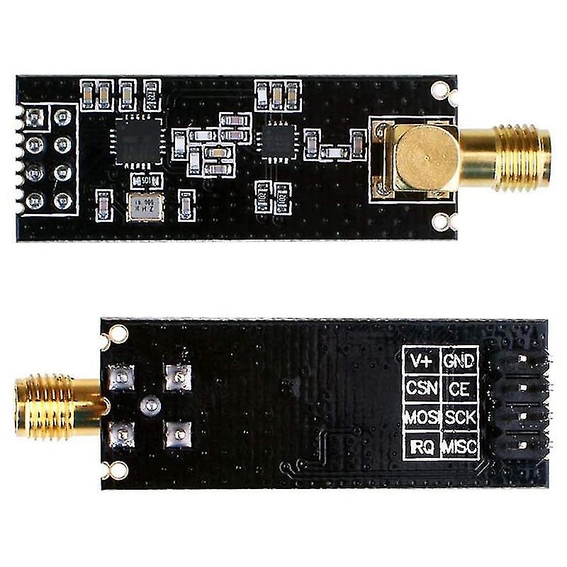 2st Nrf24L01 + pa + LNA Rf sändtagarmodul med Sma-antenn 2,4 GHz 1100m ...
