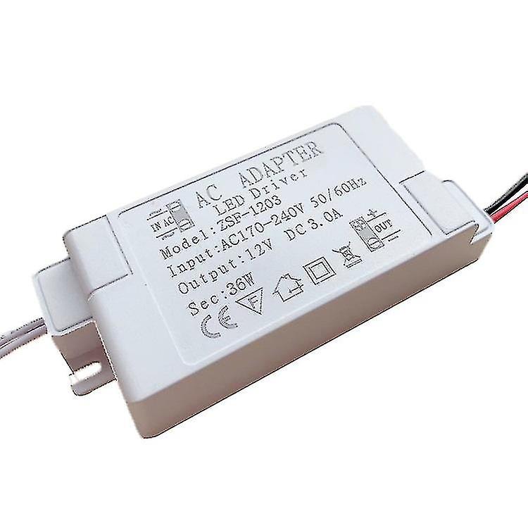 1x 36w 240v Ac To 12v Dc Power Supply Led Driver Transformer For Led ...