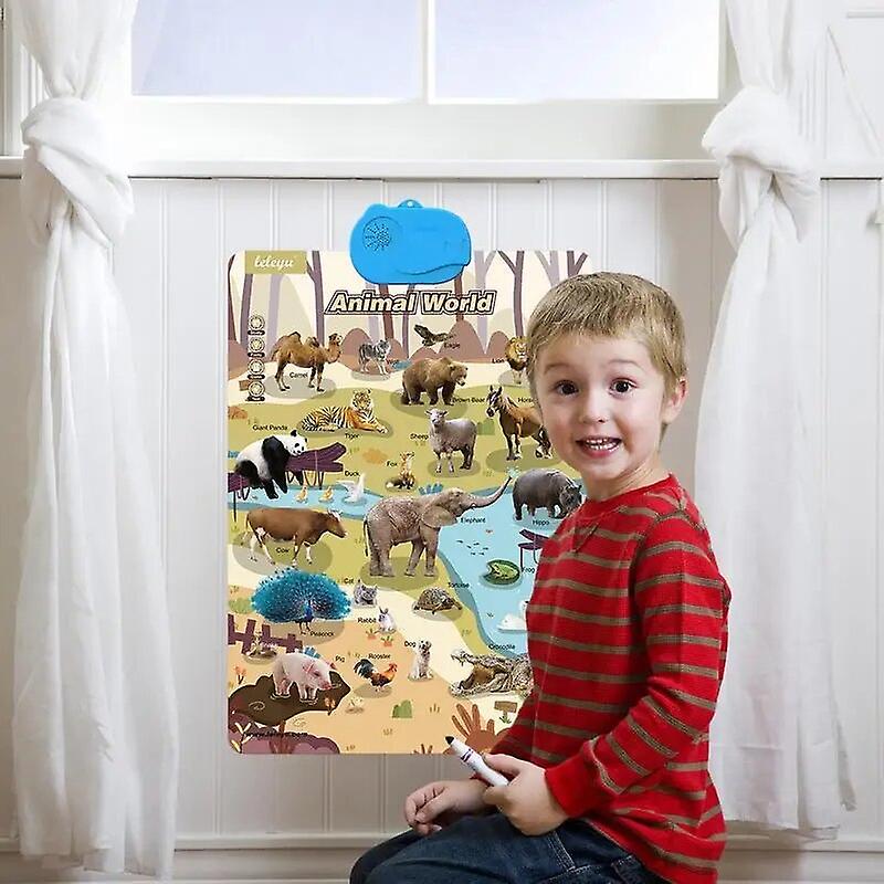 Educational Toys Alphabet Poster Interactive Educational Poster Toy ...