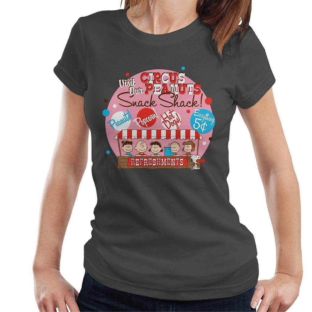 Peanuts Circus Snack Shack Women's T-Shirt | Fruugo US
