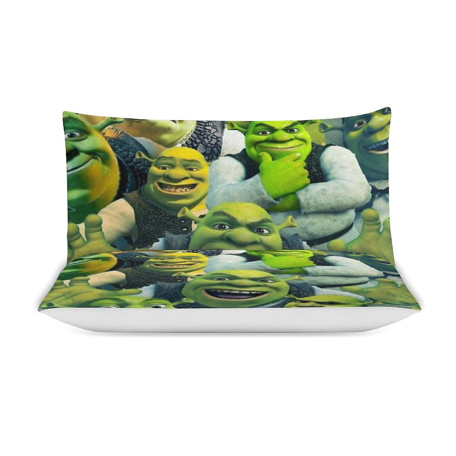 Shrek Bedding Sets Cute Bed Cover Anime Cartoon 3D Printed Lightweight ...