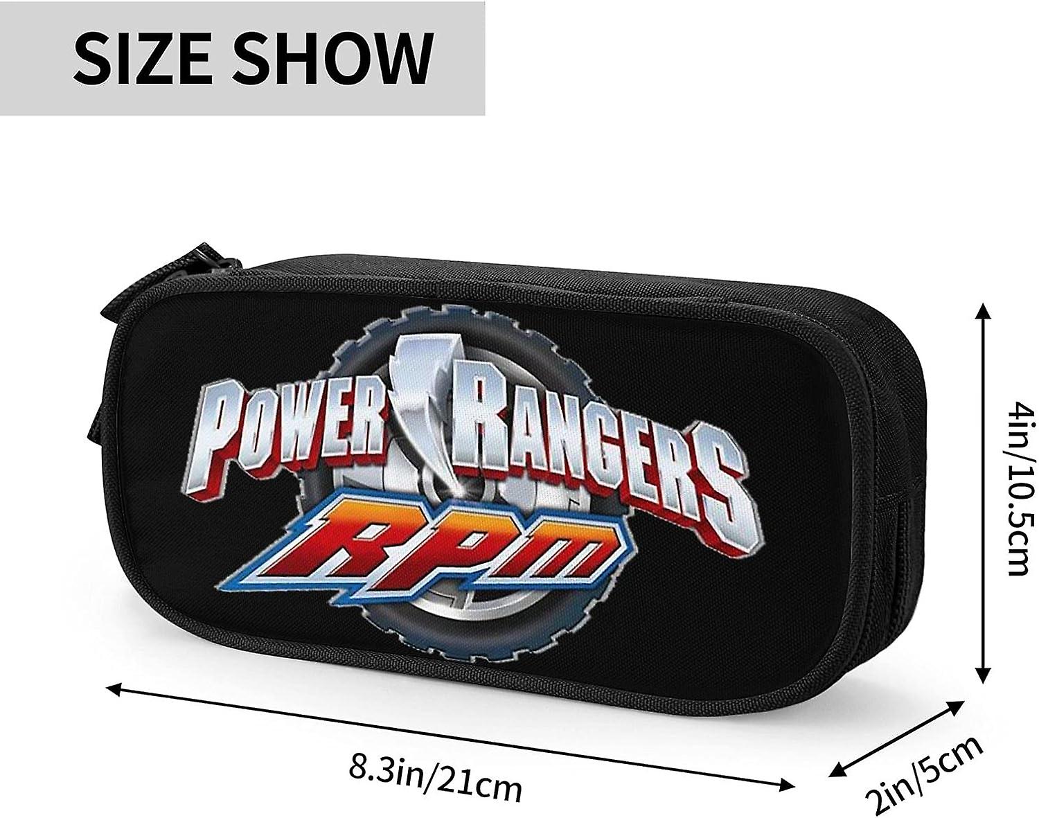 Younini Power Ranger Logo Cute Pencil Case, Large Pencil Pouch ...