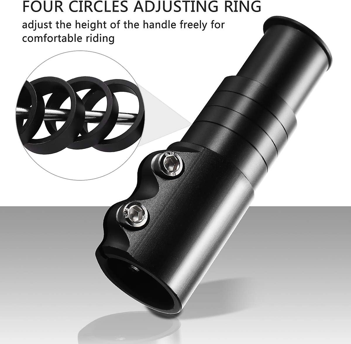 Bike Handlebar Riser Bicycle Fork Stem Raiser Extender Head Up Raiser ...