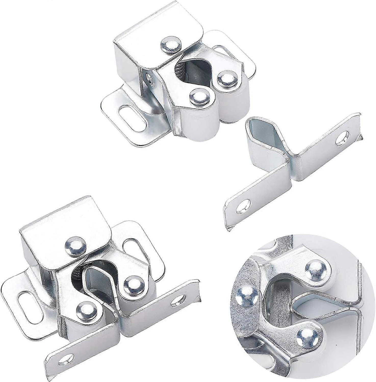 12 Pack Double Roller Latch Closet Door Latch, Cabinet Door Latch ...