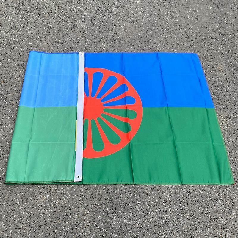 Aerxemrbrae Custom Flag - 90*150cm (3x5ft) Rom Gypsy Flag Of The Romani ...