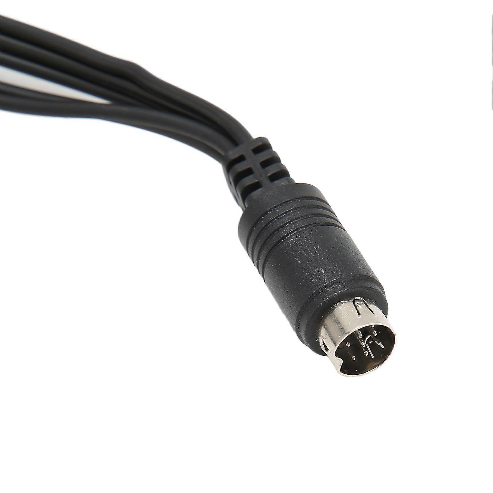 Mini 10 Pin Av Din Cable Replacement 10 Pin Din To 5 Rca Av Connection Wire Cable Red Green Blue ...