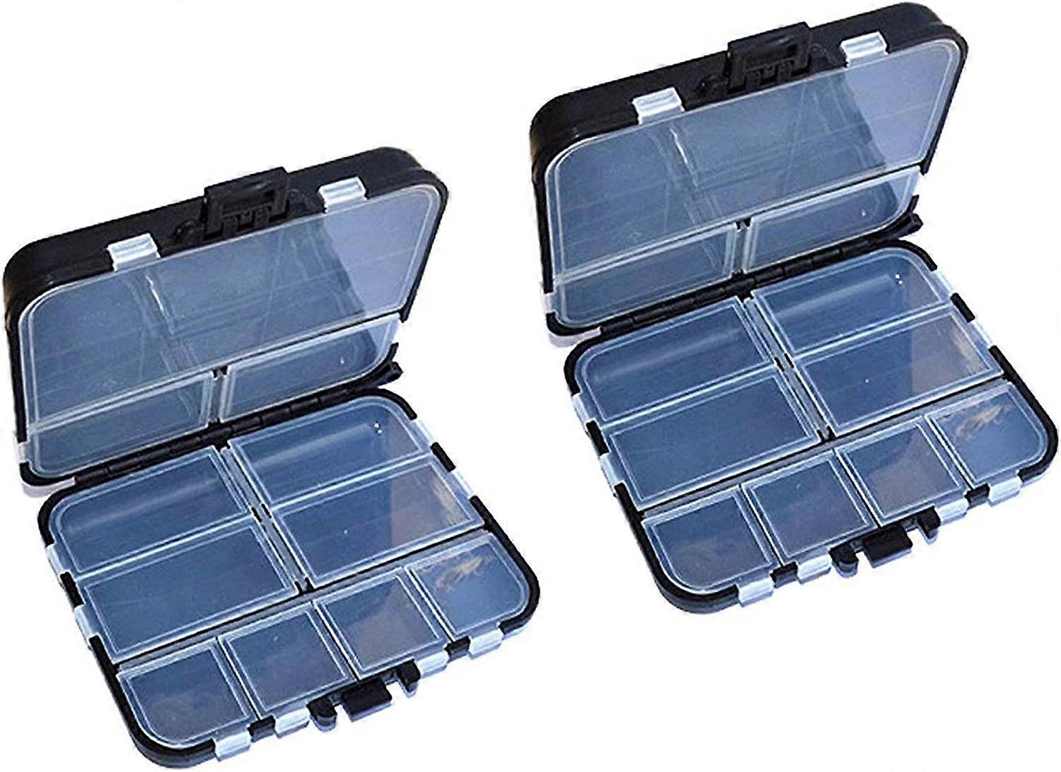Fishing Tackle Box,2Pcs Waterproof Fishing Lure Storage Box ...