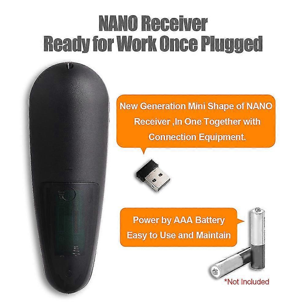 G30 2.4ghz Wireless Smart Voice Remote Controller Air Mouse For Tv Set ...