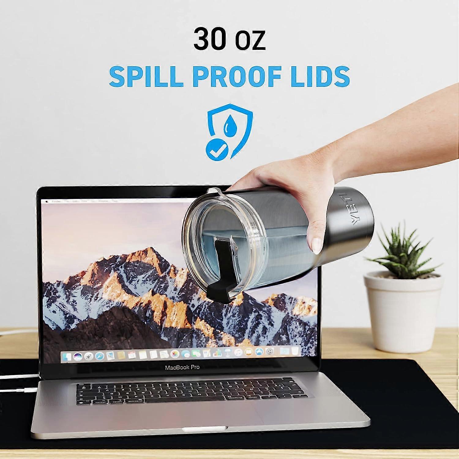 30 OZ - 2 Yeti Lids 30 oz Replacement Lid - 3.7 Inch Diameter -Spill ...