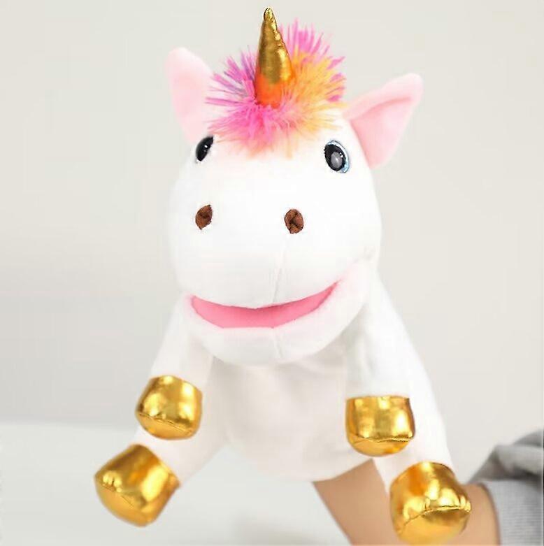 Animal Hand Puppets Unicorn Plush Dinosaur Animals Hand Puppet Toys ...