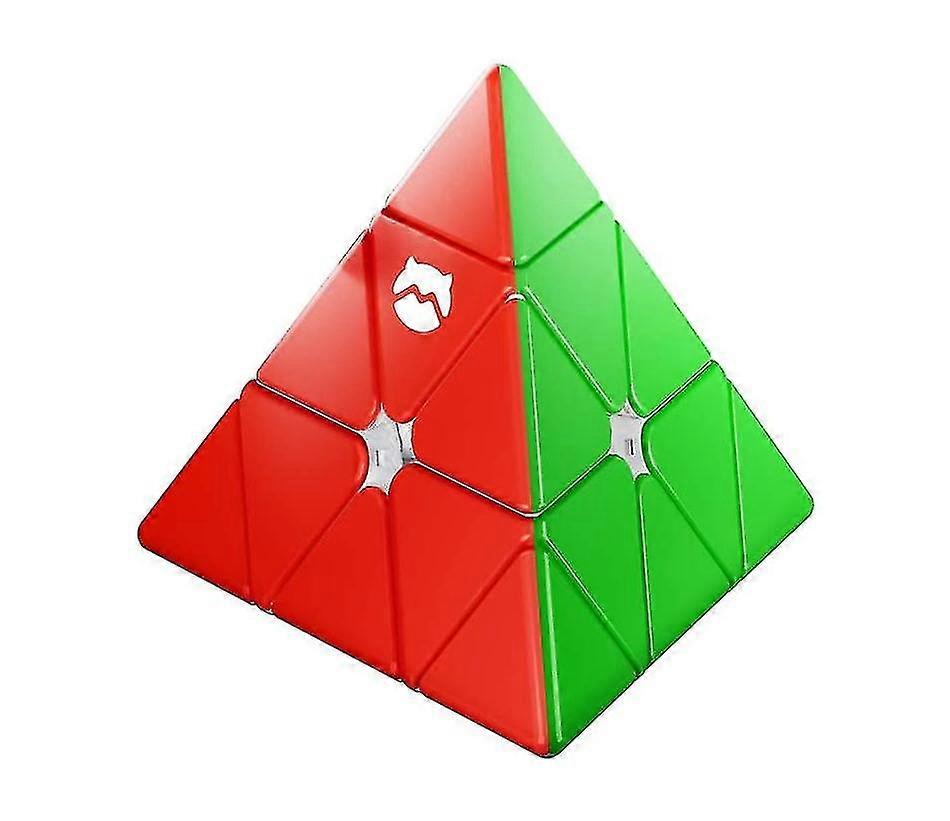 Monster Go Pyraminx Cube, Speed Cube Pyramid Pyramid Stickerless Triangle Cube Puzzle Toy Gift ...