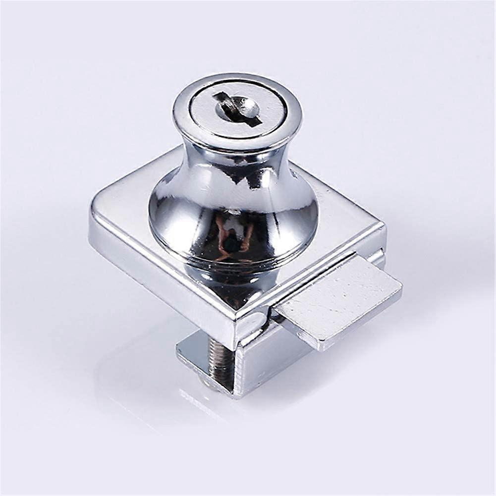 Glass door lock, Chrome steel lock, glass screen lock, Lock for glass ...