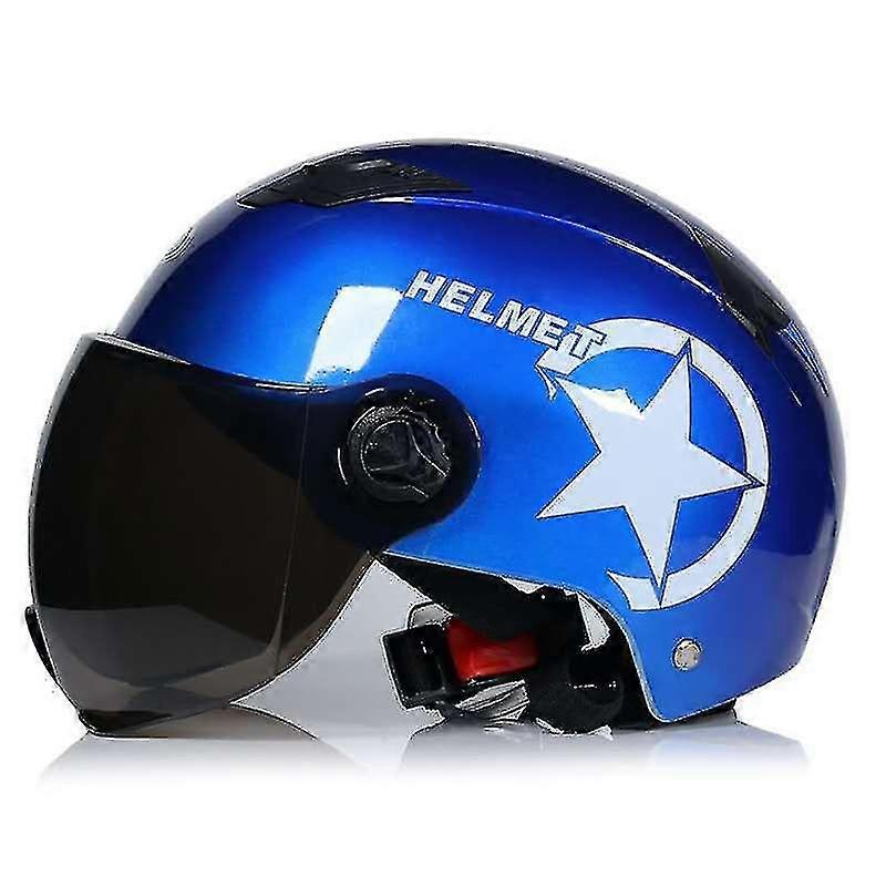 Electric Motor Car Helmet Scooter Bike Open Face Half Baseball Cap Anti ...
