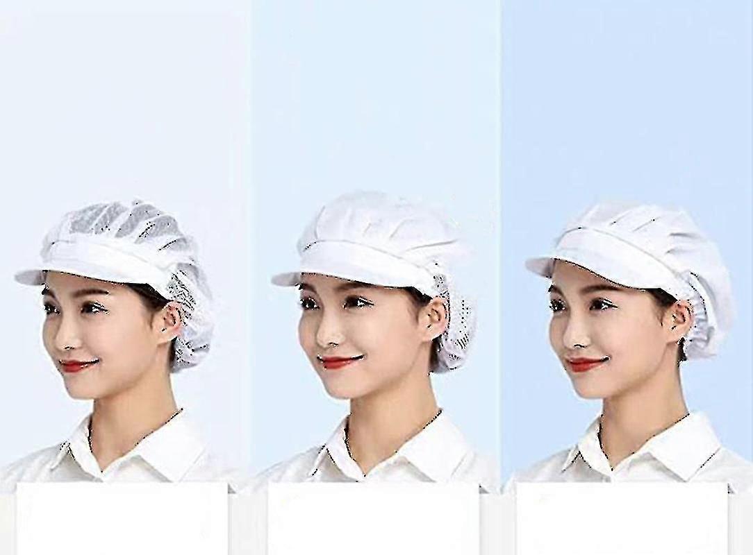 4pcs Chef Hats - Kitchen Cooking Hair Nets Food Service Caps For Adults ...