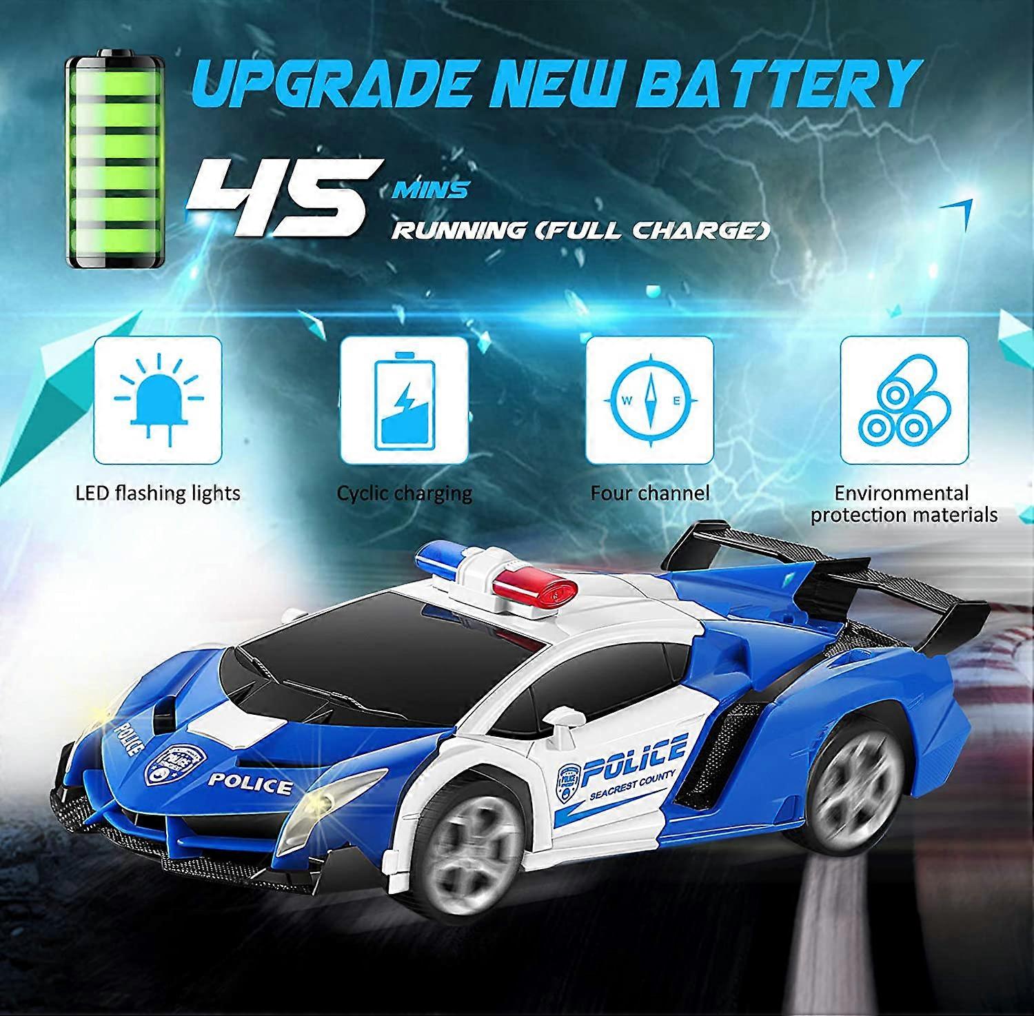 Transform RC Car Robot,Independent 2.4G Robot Deformation Car Toy with ...