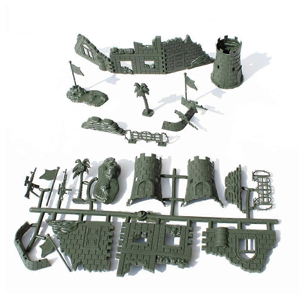 330 Pcs Mini Toy Military Toys Boys Military Soldiers Play Set Base ...