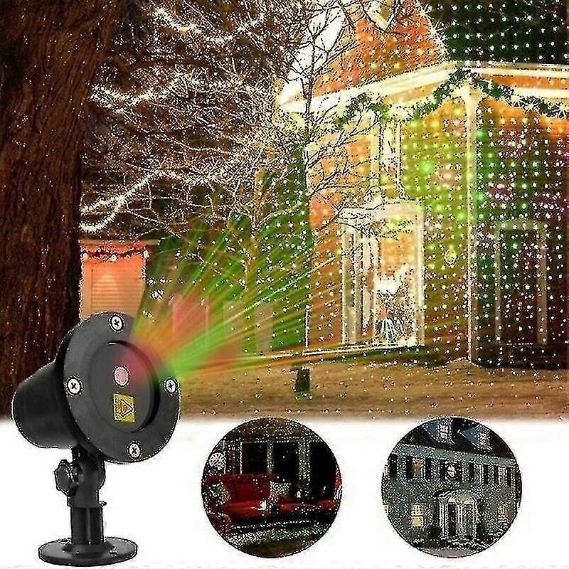 Zk- Christmas Led Projector Outdoor Landscape Stage Xmas Lamp | Fruugo UK
