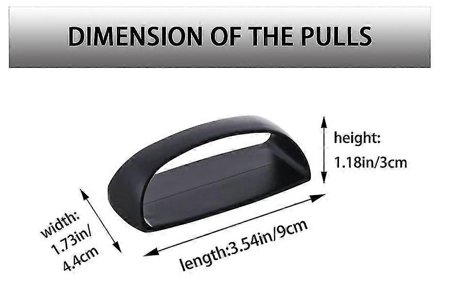 6 Pack Self-Stick Instant Cabinet Handle Pulls Drawer Pull Helper with ...