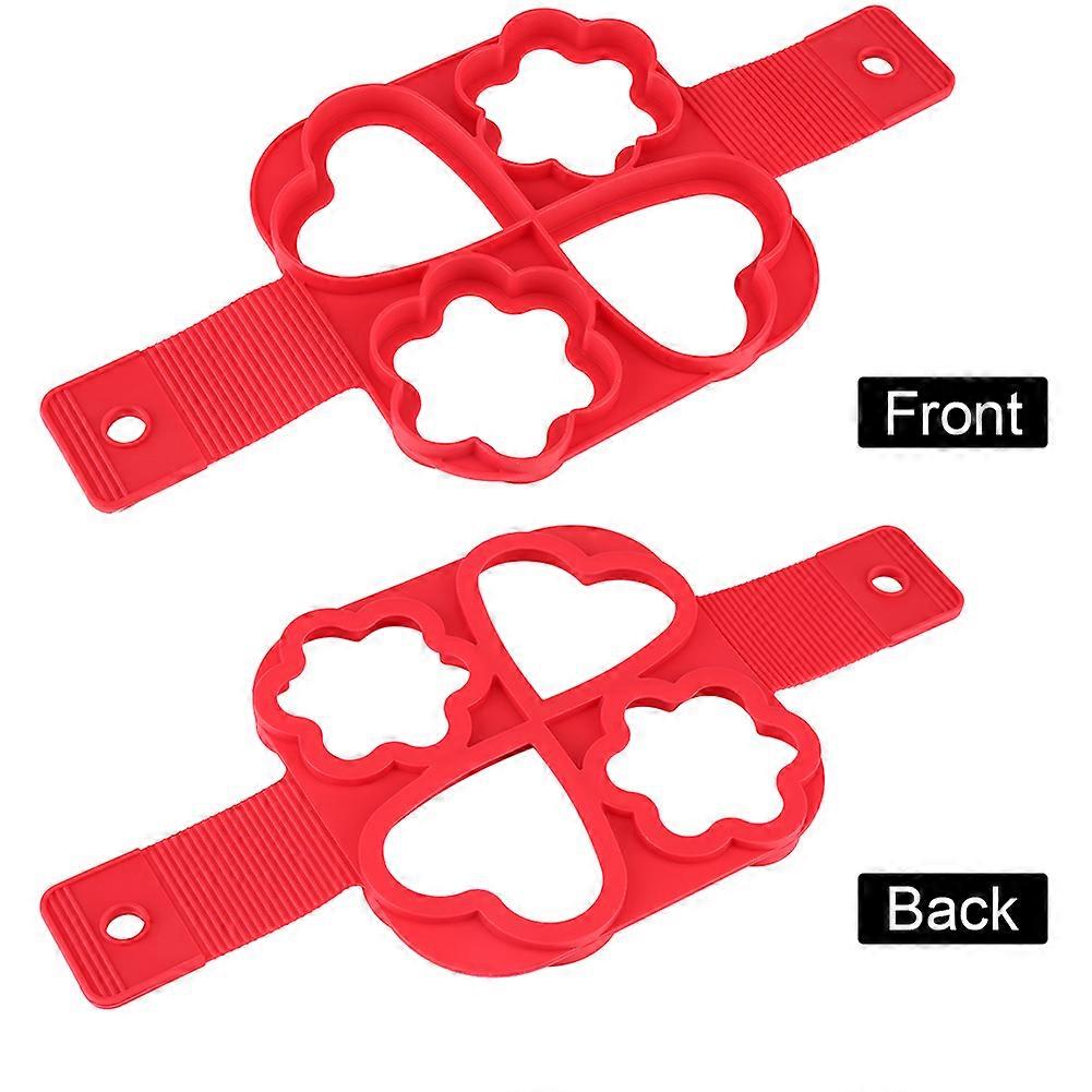 Reusable Food Grade Silicone Non-Stick Pancake Egg Mold Mould Maker ...