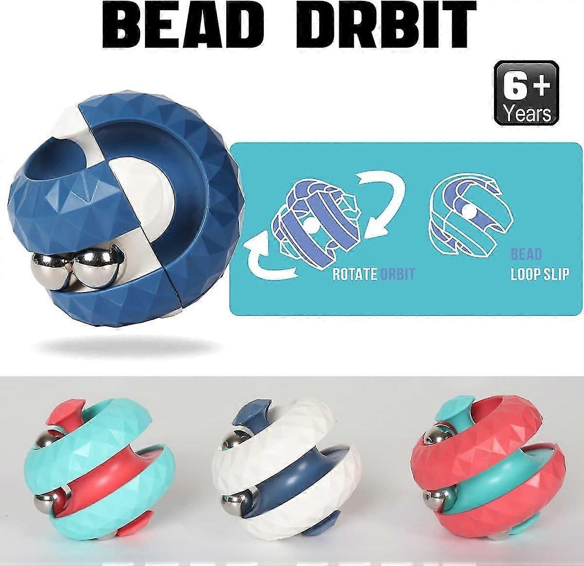 Pink-cube Shaped Rotating Maze Ball-5.6*5*5cm - Sensory Toy For Anxiety ...