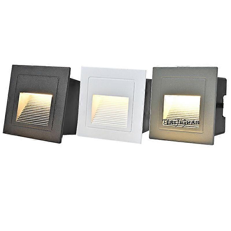 Led Wall Lamp 3W 5W Aluminum Stair Light Recessed Led Step Lamp Pathway ...